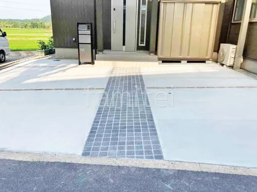 スチール 物置 イナバ ナイソーシスター 1940×920×1903 KMW-199E （現場番号：46125）の施工例 | 外構・リフォーム工事のファミリー庭園