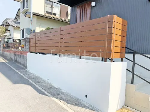 機能門柱 LIXIL FSの外構施工例（現場番号：45611） - ファミリー庭園