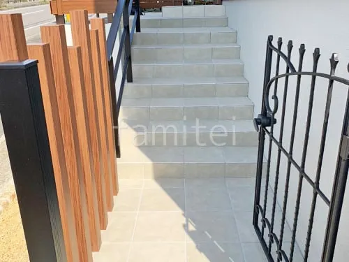 機能門柱 LIXIL FSの外構施工例（現場番号：45611） - ファミリー庭園